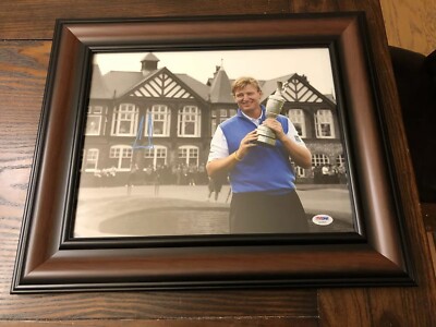 Ernie Els Signed Framed 11x14 PSA AB59655 | eBay