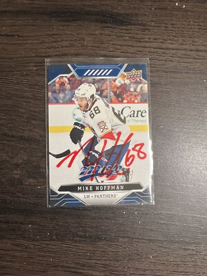 Mike Hoffman Signed Auto 2019-20 Upper Deck MVP HOCKEY CARD #98 ...