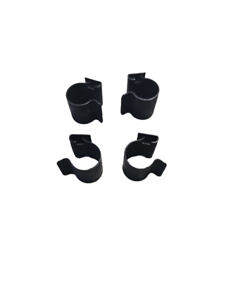 4 x Metal Radiator Overflow Pipe Retaining Clips fits 5mm - 9.5 mm o.d ...