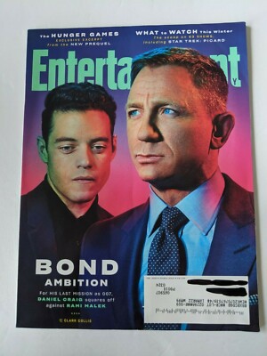 Entertainment Weekly February 2020 Bond Rami Malek Daniel Craig Hunger ...