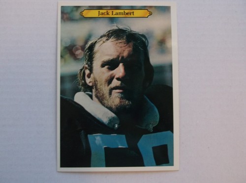 1980 Giant Football Photo 5x7 JACK LAMBERT | eBay