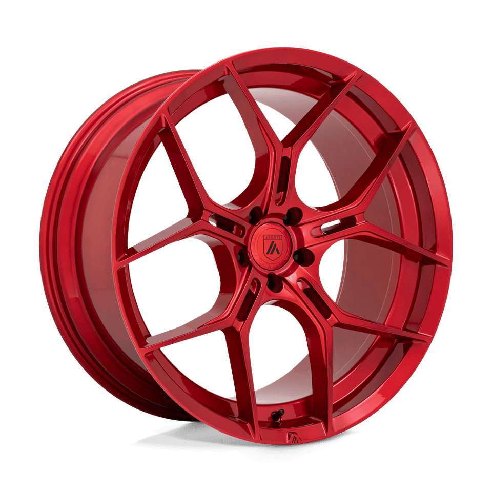 22 Inch Red Wheels Rims Asanti Black Monarch ABL37 Dodge Charger ...