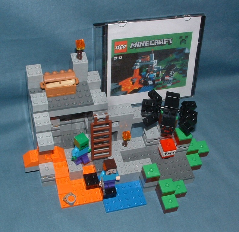 MINECRAFT, THE CAVE SET 21113 - LEGO - 2016 - USED | eBay