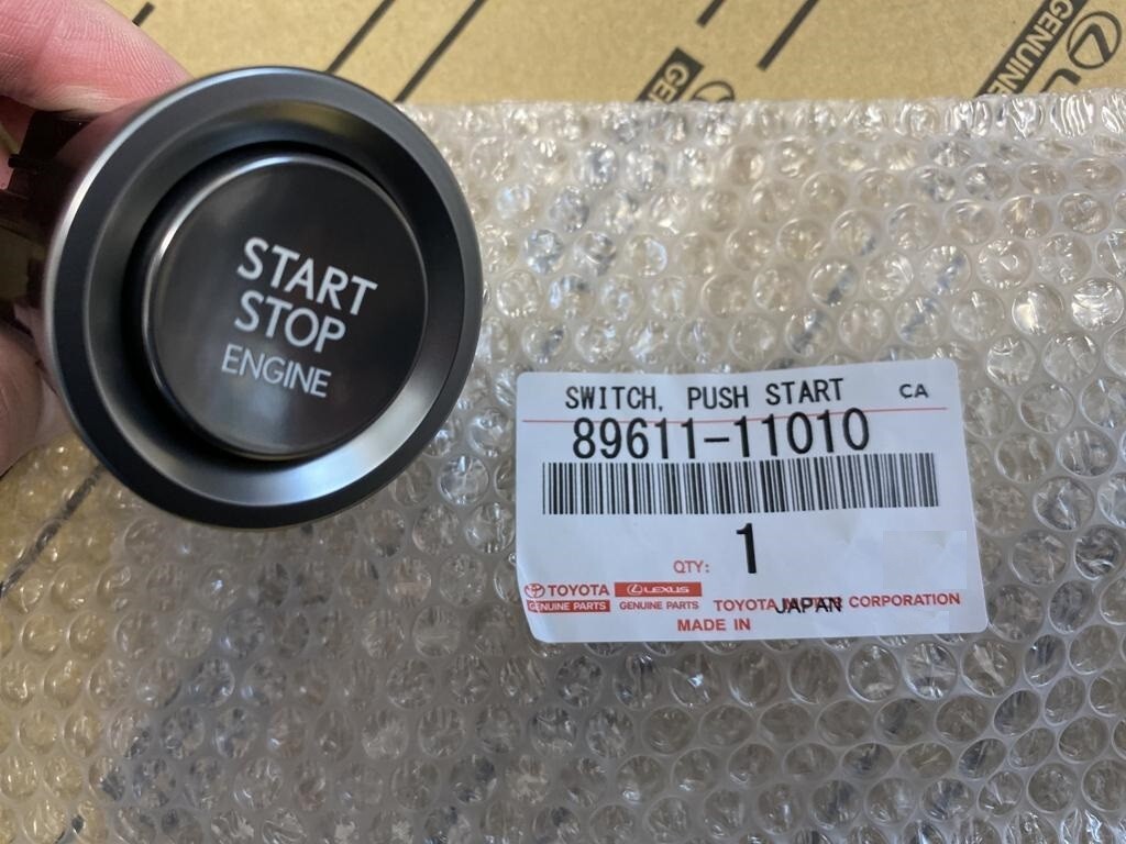 89611-11010 TOYOTA LEXUS Genuine Push Start Stop Engine Button Switch ...