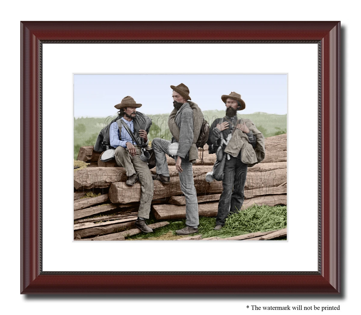 Confederate Soldiers In Color
