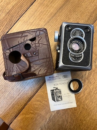 zeiss Ikon Box Tengor 6X9 120 film box camera with extras | eBay
