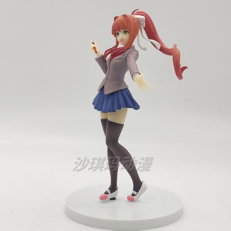 Doki Doki Literature Club! Monika 18cm Figure Model Anime Collection ...