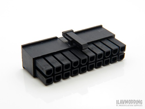 PC 20-pin Modular Connector Housing Female - BLACK [1pcs] | eBay