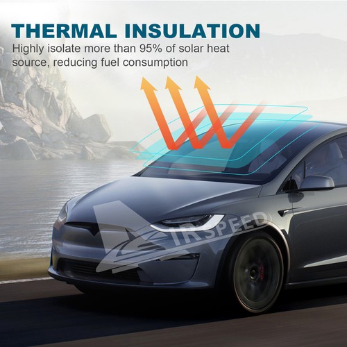 For Tesla Model X 2016-2021 Full Car Precut Nano Window Film 8% Tint ...