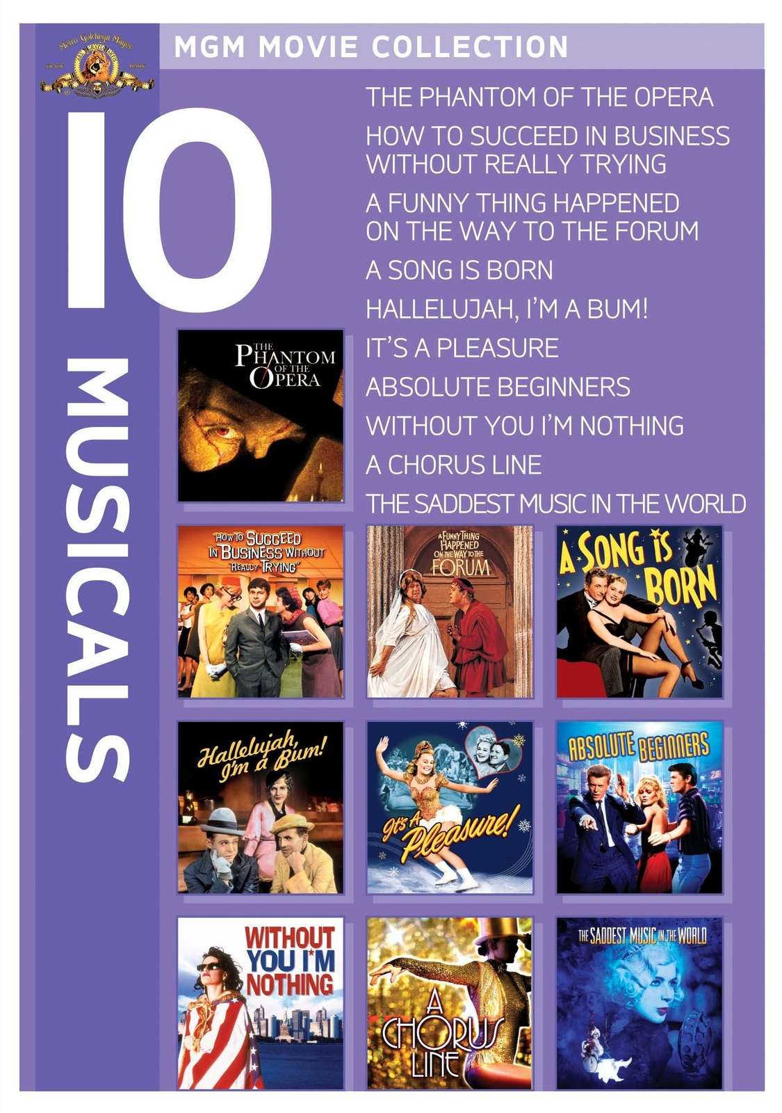 MGM Movie Collection: 10 Musicals (DVD, 2010) for sale online | eBay UK