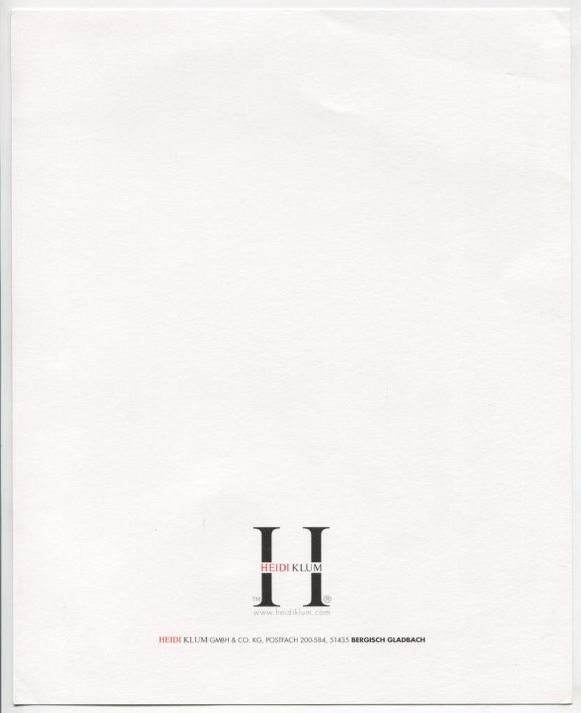 Heidi Klum Model Autographed 8"x10" Photo w/COA WWE8-146 | eBay