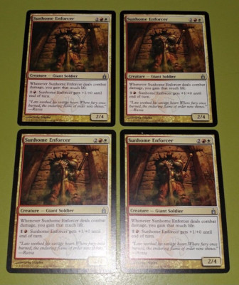 Sunhome Enforcer x4 Ravnica 4x Playset Magic the Gathering MTG | eBay