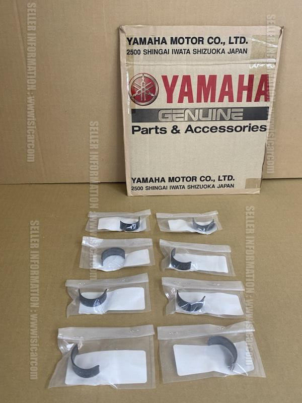 YAMAHA YZF-R6 YZFR6 17-2023 PLANE BEARING CONNECTING ROD BLUE X8pc BN6 ...