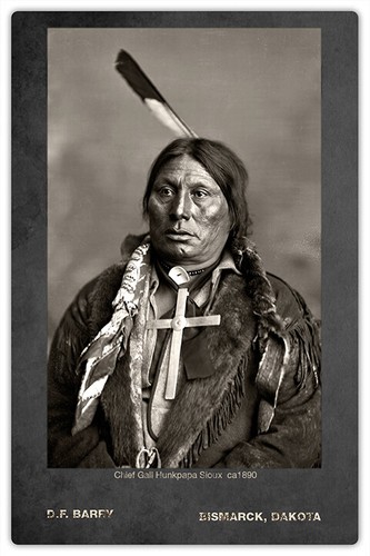 CHIEF GALL HUNKPAPA LAKOTA Vintage Photograph Cabinet Card CDV RP | eBay
