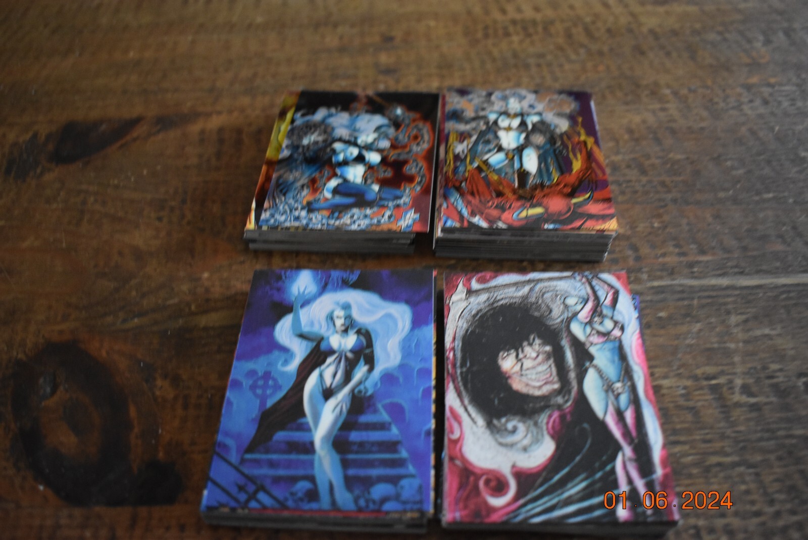 Lady Death Chromium, Chaos card set, #1-100, 1994, + 9 extra cards, vf+ ...