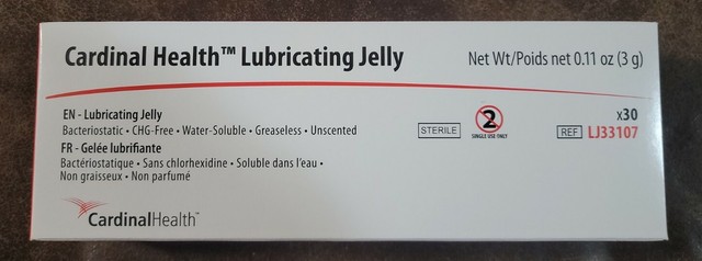 Cardinal Health Lubricating Jelly 3g Foil Packet 30/bx 390 for sale ...