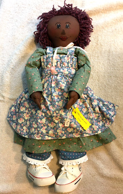 Raggedy Ann Doll Black African American Handmade by Toni Todd Artist ...