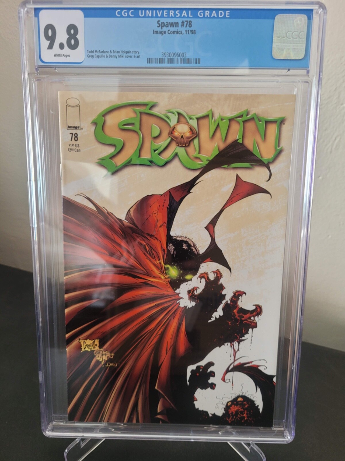 SPAWN #78 CGC 9.8 GRADED 1998 IMAGE COMICS GREG CAPULLO COVER ART! McFARLANE! | eBay