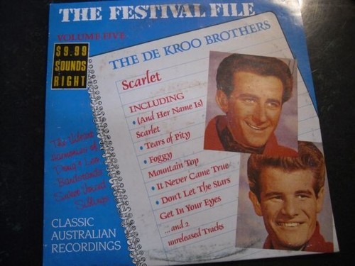 The De Kroo Brothers "Festival File" L-19005 Cover Has Some Damage ...