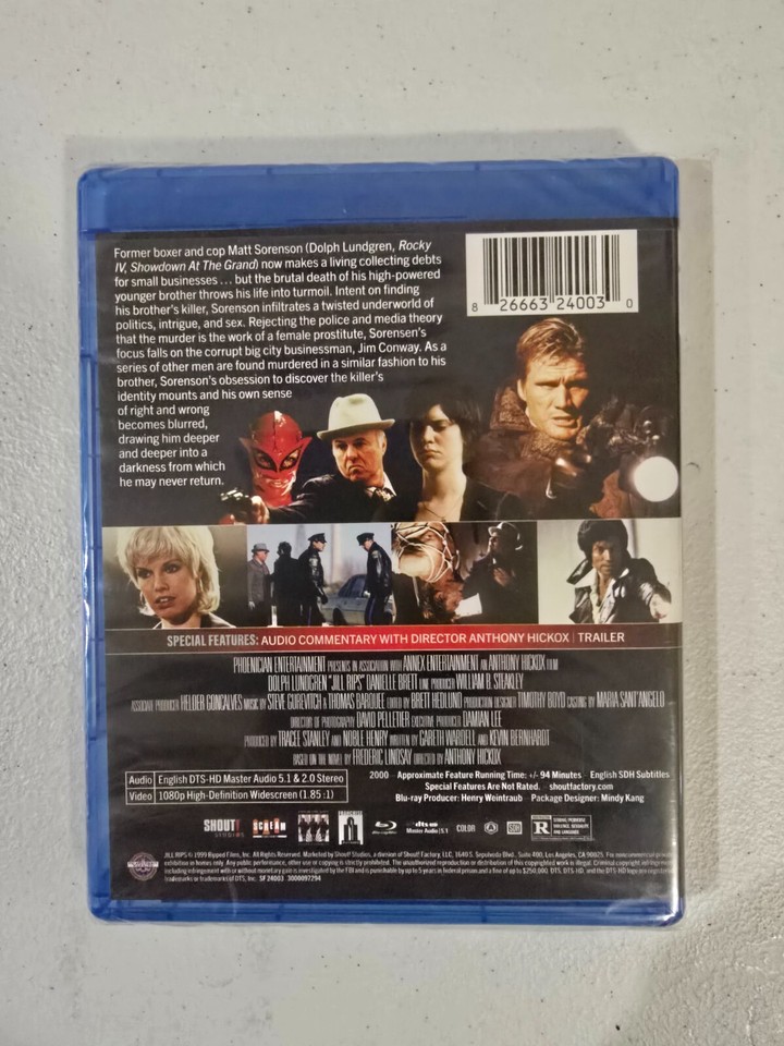 Jill Rips (2000) NEW Blu-ray Shout Scream Factory Dolph Lundgren | eBay