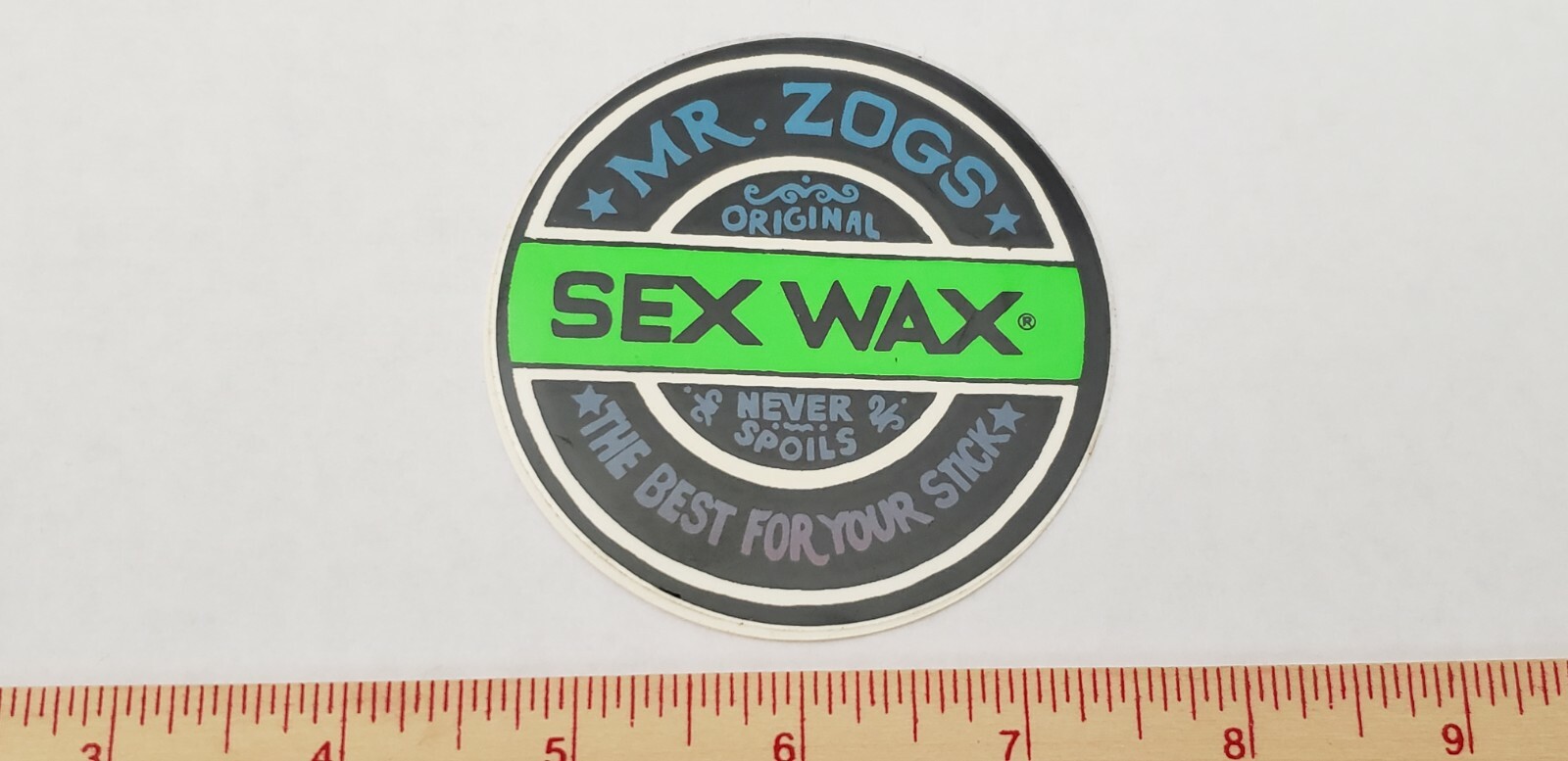 VTG 80's MR ZOGS SEX WAX FOIL NOS RARE SURF SURFING SURFBOARD ...