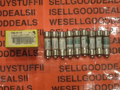 Cooper Bussman Fuses FNQ-R-10 Fuse Class CC 10A FNQR10 New Qty 9 | eBay