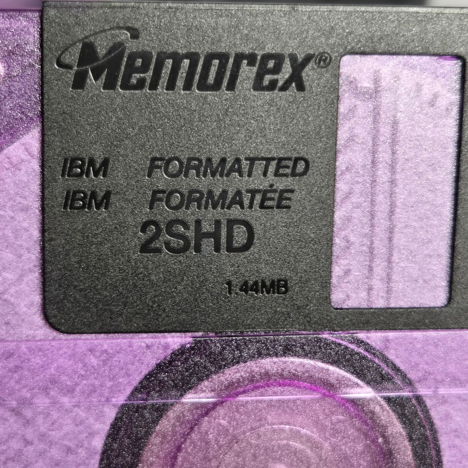 62 Memorex Floppy Disks 3.5” Formatted Blank 1.44MB 2SHD Lot w/ Case ...