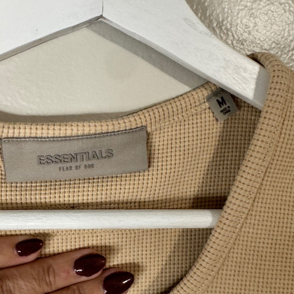 Essentials Fear of God Womens Letter E Waffle Tank Top SZ M | eBay