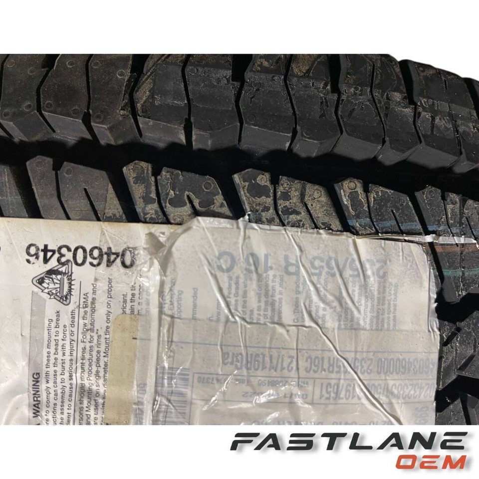 GENERALTIRE TIRE GRABBER HD VAN 235/65R16C 121/119R 10PR LRE (4921) NEW ...