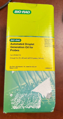 Bio-Rad Automated Droplet Generation Oil for Probes #1864110 Exp 2023 ...