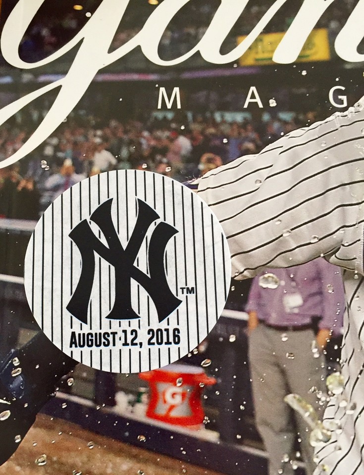 Alex Rodriguez Yankee Final Game Program Date Stamp Certified & 1997 ...