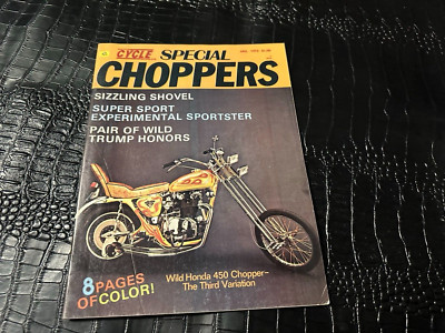 JANUARY 1973 special CHOPPERS vintage motorcycle magazine | eBay