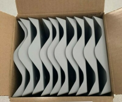 10 Pack, 2 Span ABS Wall Mounting Plates for 762 Corrugated Iron or ...
