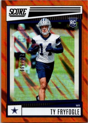 2022 SCORE LAVA PARALLEL #396 TY FRYFOGLE RC 270/599 | eBay