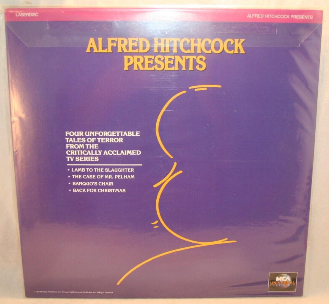 Laserdisc j * Alfred Hitchcock Presents * Four Unforgettable Tales of ...