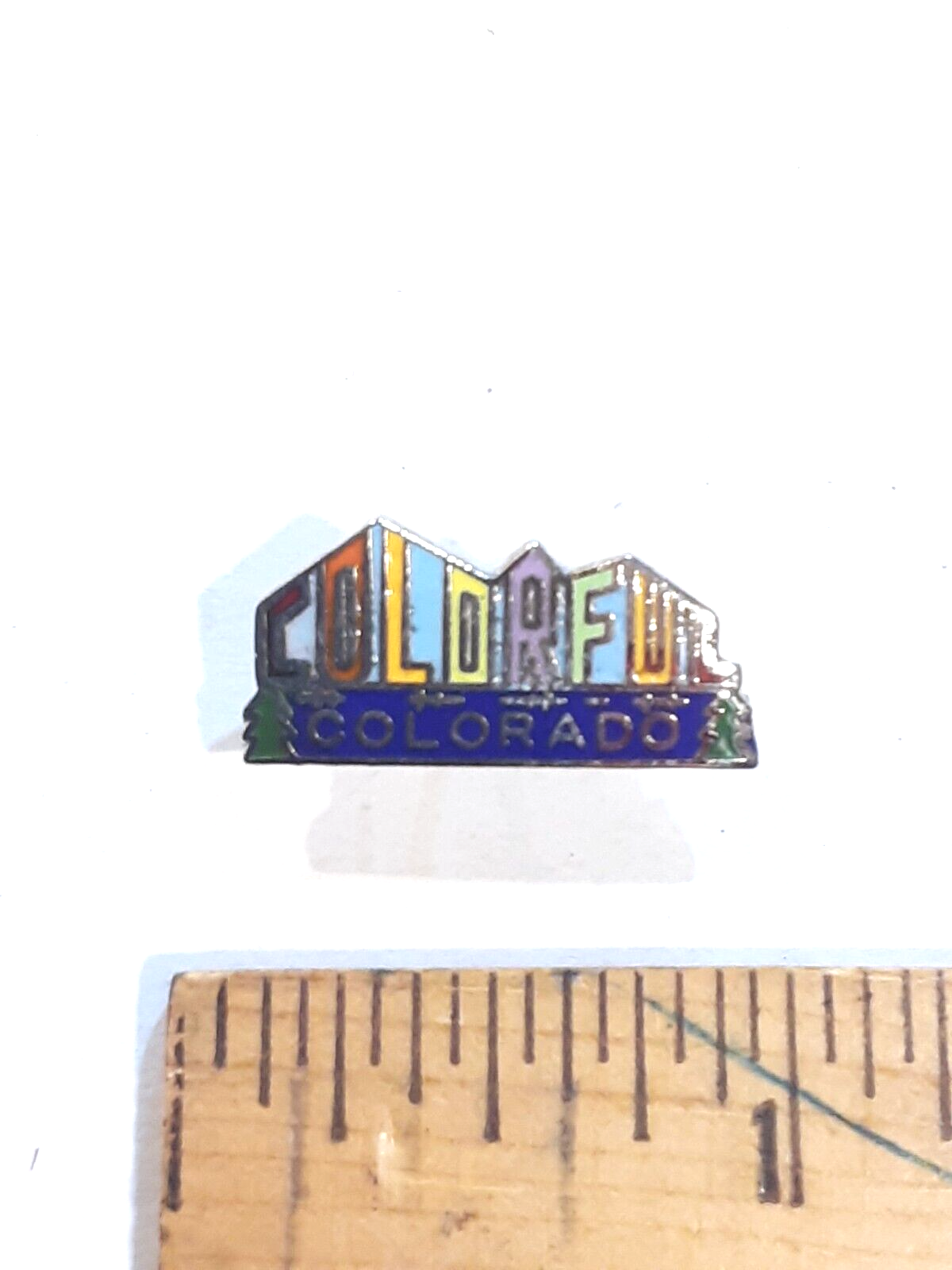 VINTAGE COLORFUL COLORADO LAPEL PIN | eBay