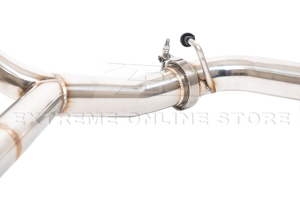 3" to 2.5" Piping Resonated Mid Pipe For 22-Up Subaru WRX T304 ...