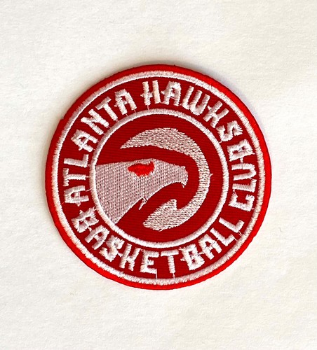 Embroidered Patch - Atlanta Hawks Basketball Club - NEW - Iron-on/Sew ...
