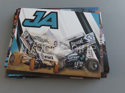 SPRINT CAR MOD. RACING HANDOUT LOT OF 80 WITH DUPES VARIOUS YEARS-SIZES ...