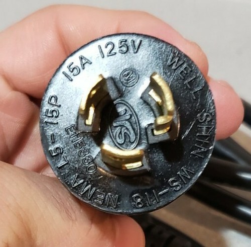 [Lot of 10] Power Cord Well Shin VW-1 10ft SJT WS-002F WS-118 NEMA Plug ...