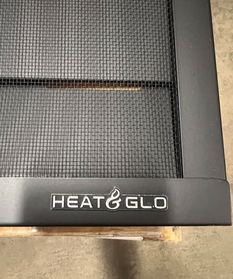 Heat & Glo Firescreen Inside Fit Front- Black FS-7-BK 36" Fire Screen ...