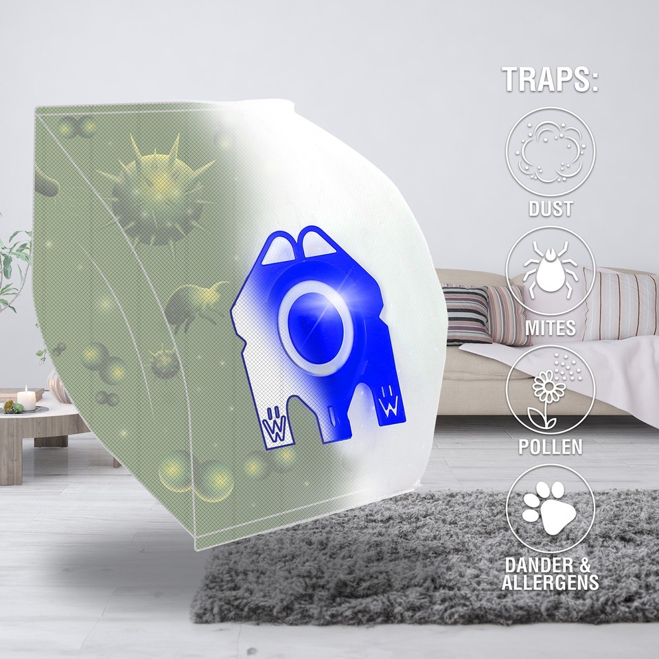 4 x GN Type Vacuum Dust Bags For Miele Complete C2 C3 Powerline Silence ...