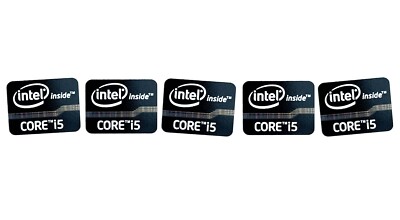 5 PCS Sticker for CORE i5 inside Logo Decal Haswell Case Badge 15.5 x ...