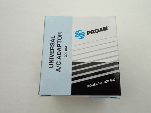 300mA Universal AC to DC Adapter 100/120 & 220/240V AC-3 4.5 6 7.5 9 ...