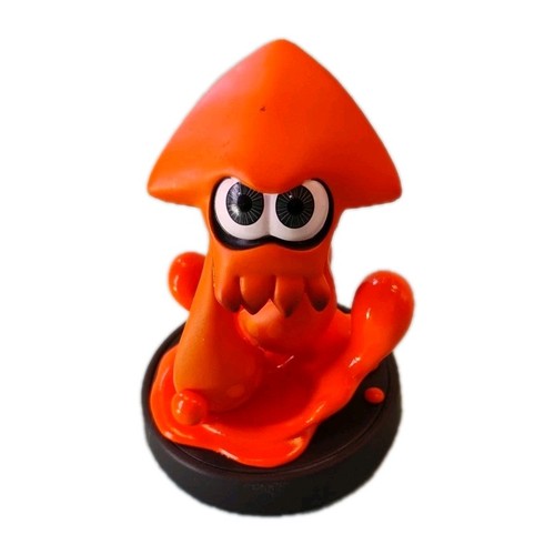 Amiibo Inkling Squid Orange Splatoon 2 Series Limited Edition Squid Alt ...