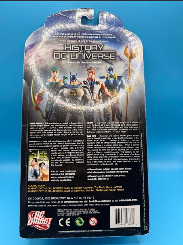 DC Direct History of DC Universe: Series 1 Blue Devil Action Figure for ...
