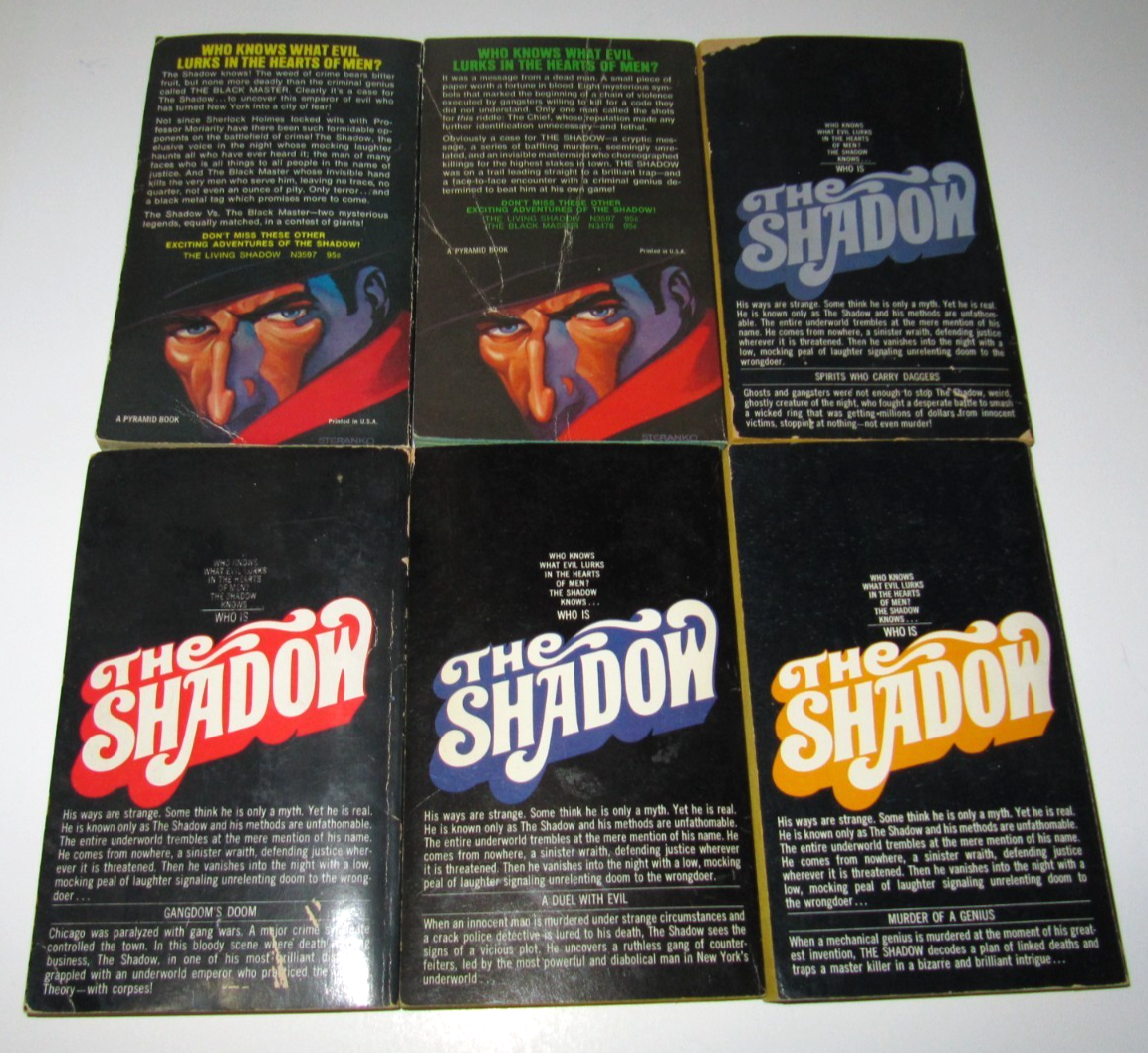 The Shadow by Maxwell Grant: Lot of 6 vintage books | eBay