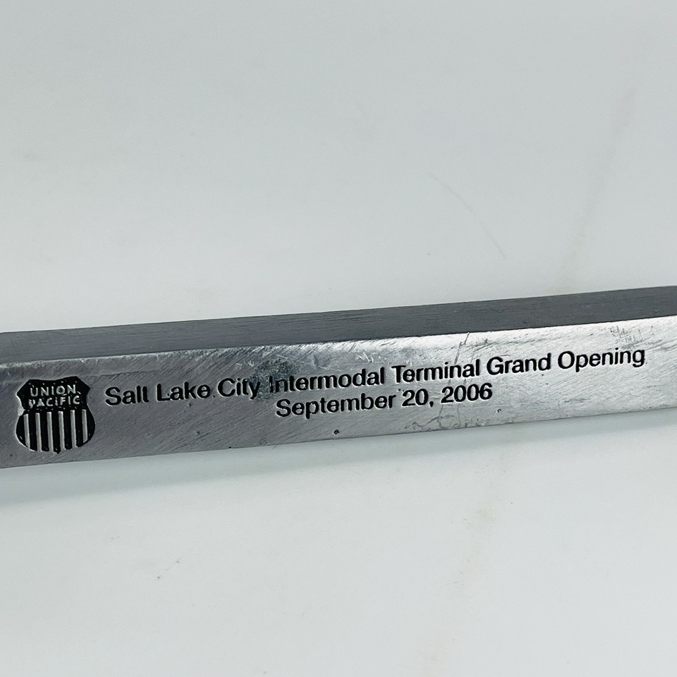 Union Pacific Commemorative Railroad Spike 2006 Salt Lake City Grand ...