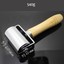 Leather Craft Edge Crease Press Steel Roller Tool Wooden handle Glue ...