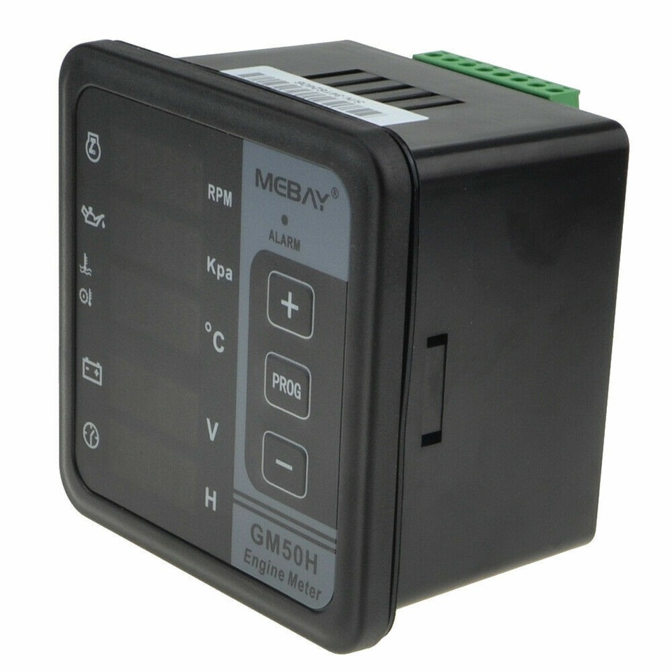 GM50H Digital Multi-function Generator Diesel Engine Meter Monitor ...